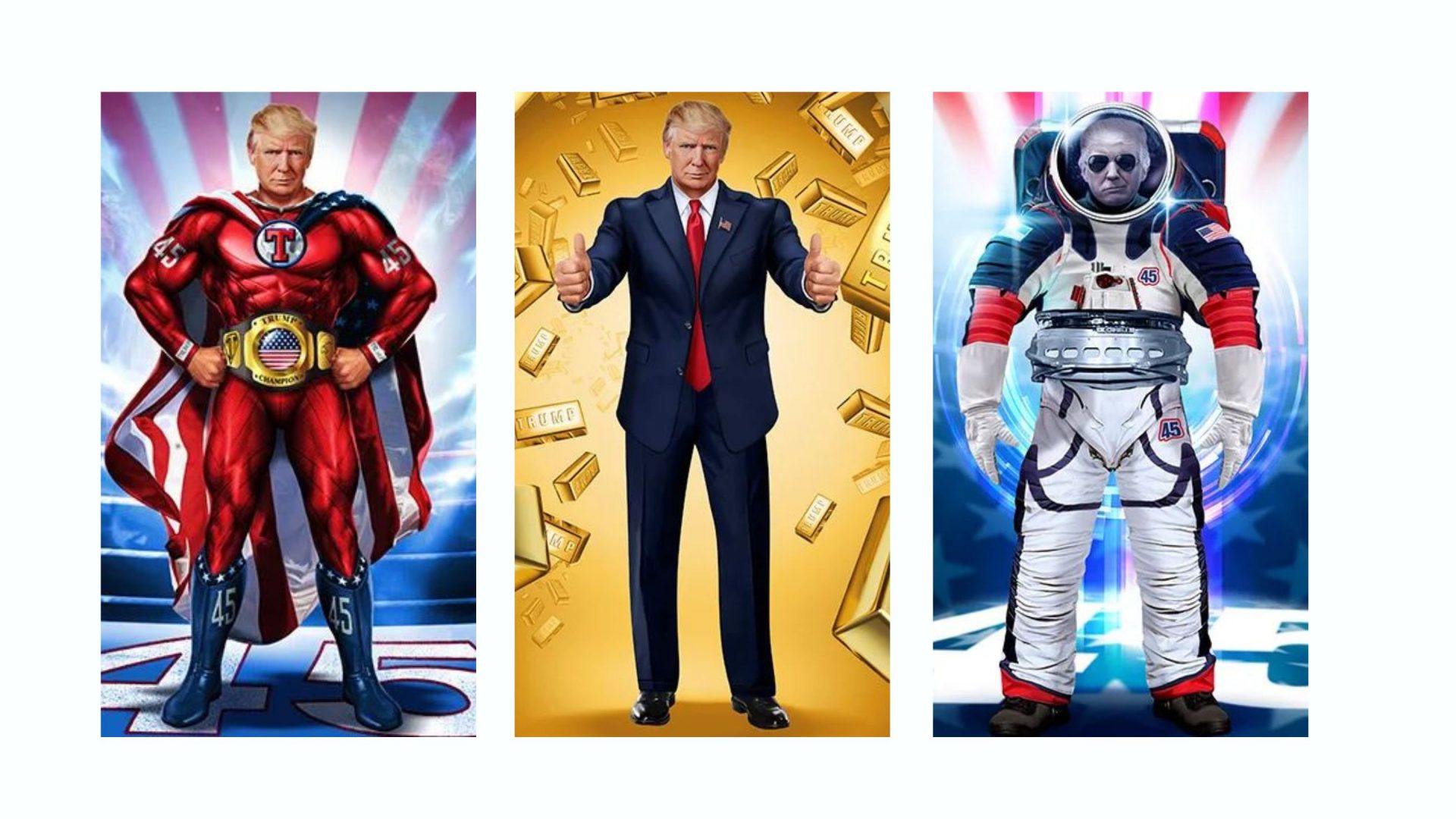 Donald Trump Announces 99 Nft Trading Cards Edge Middle East